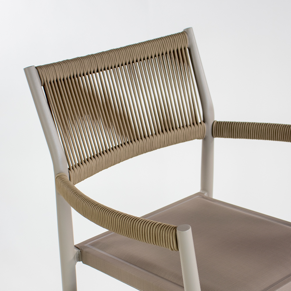 เก้าอี้บาร์สานด้วยเชือก Bar chair